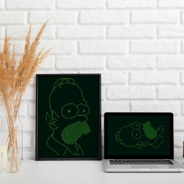 Ascii Art Poster - Etsy Australia