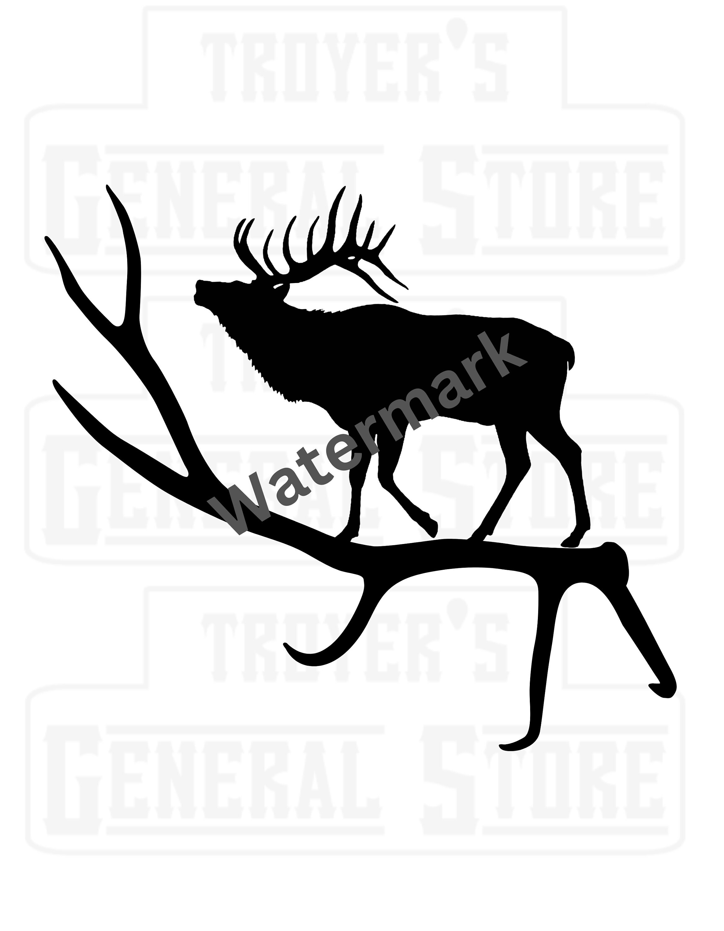 Elk Antler Outdoor SVG PNG Clip Art - Etsy