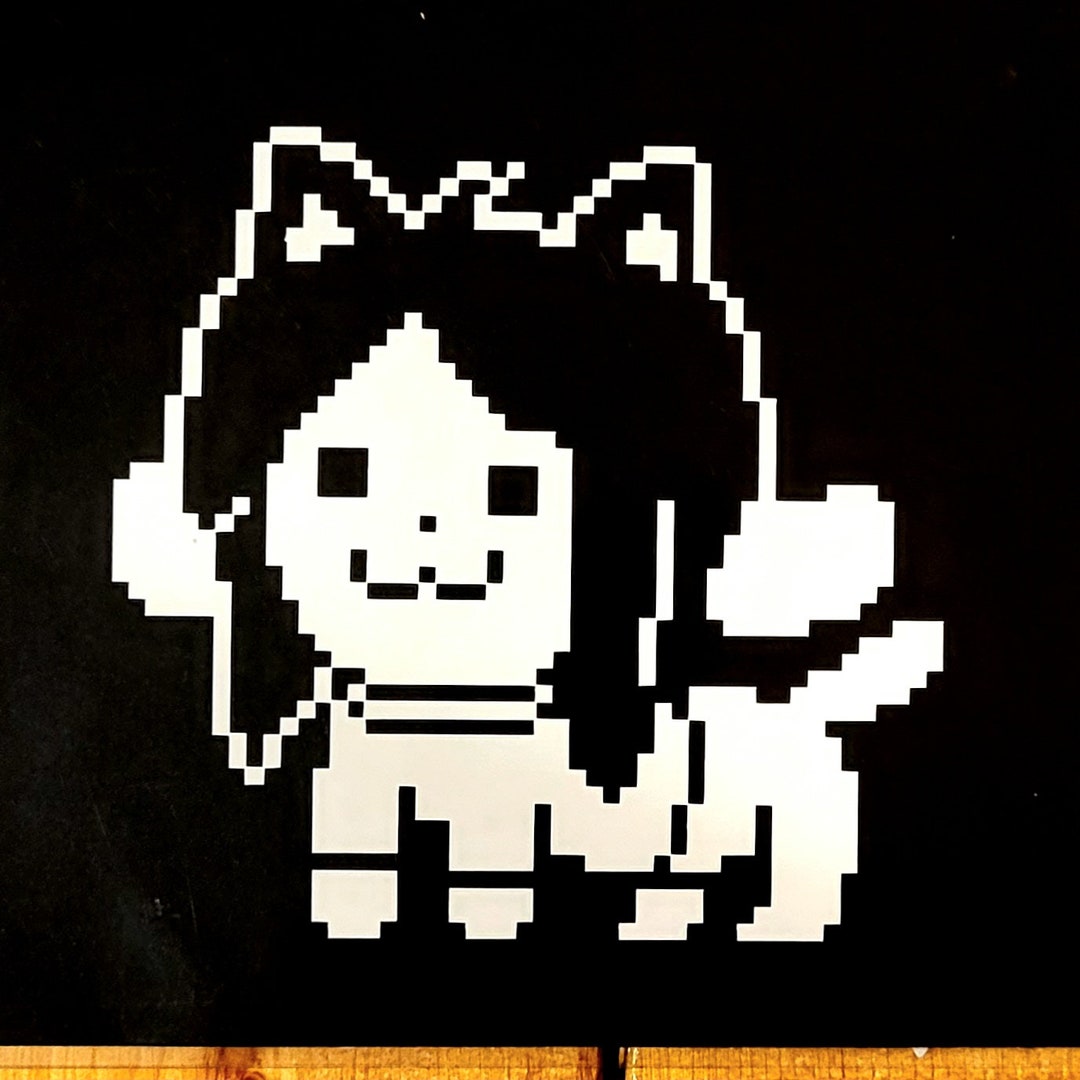 Undertale Temmie Vinyl Decal Sticker - Etsy