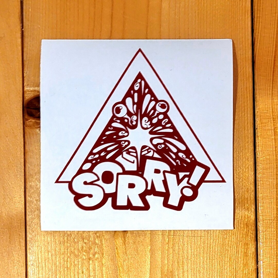 Sorry Boys Vinyl Decal Sticker - Etsy