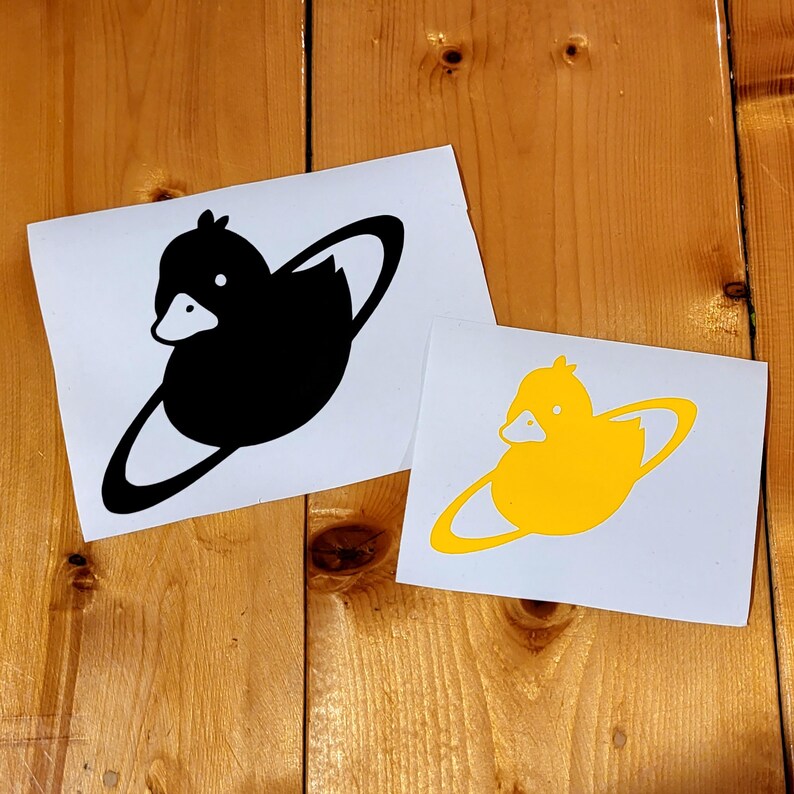 Quackity Planet Duck Vinyl Decal Sticker - Etsy Australia