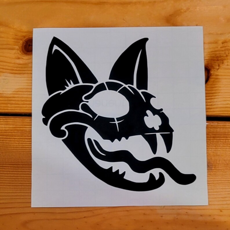 Lovejoy Anvil Cat Skull Vinyl Decal Sticker - Etsy