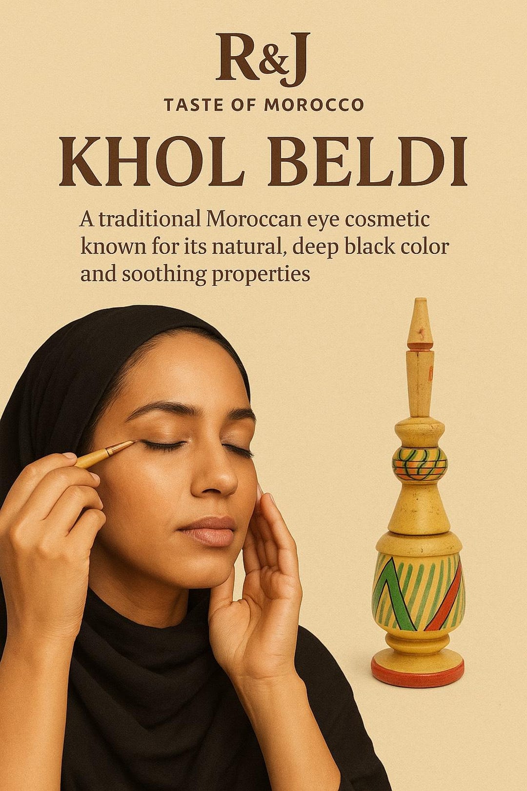 Khol Beldi: Traditional Moroccan Eye Cosmetic - Etsy