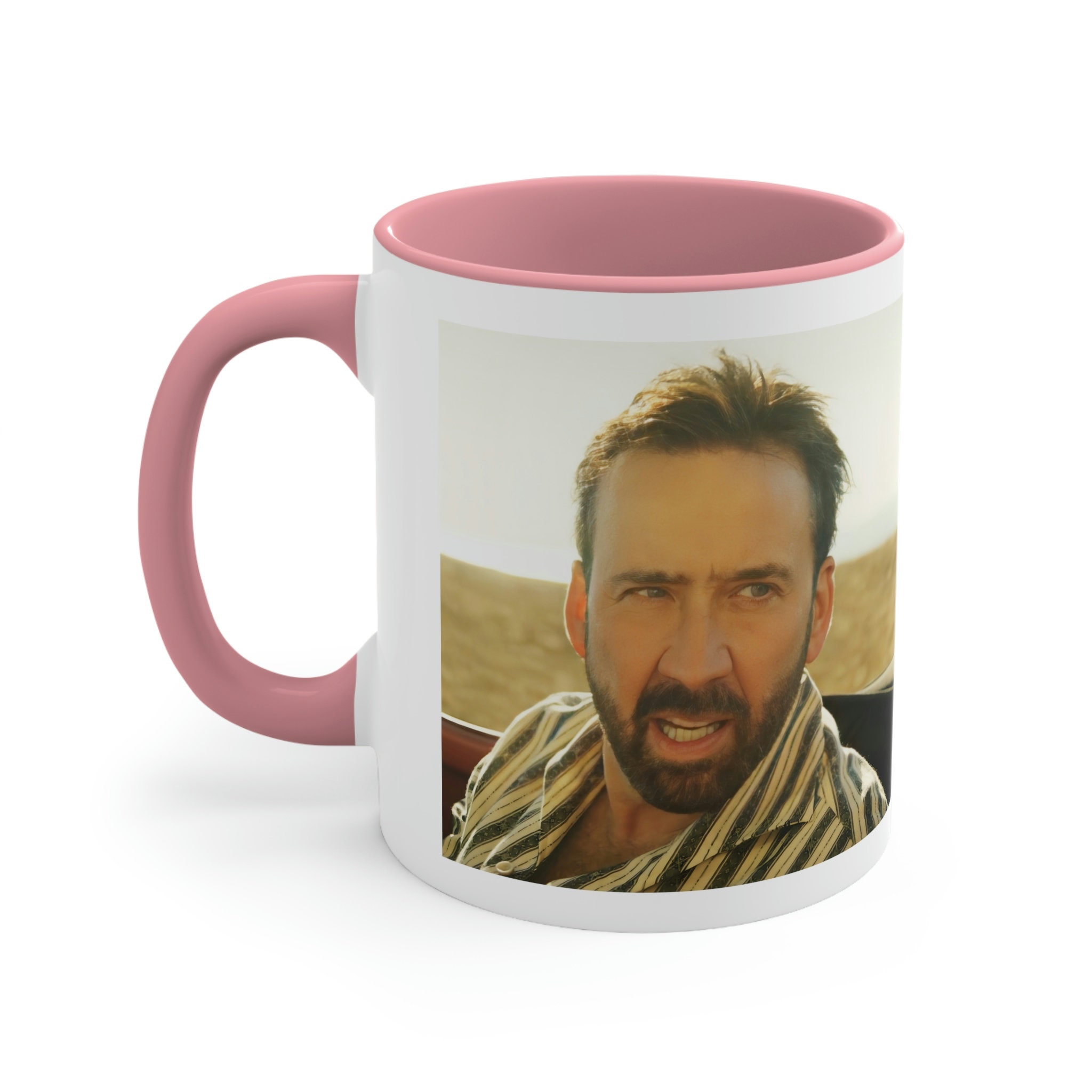 Pedro Pascal Mug, The Unbearable Weight Of Massive Talent Meme Coffee ...