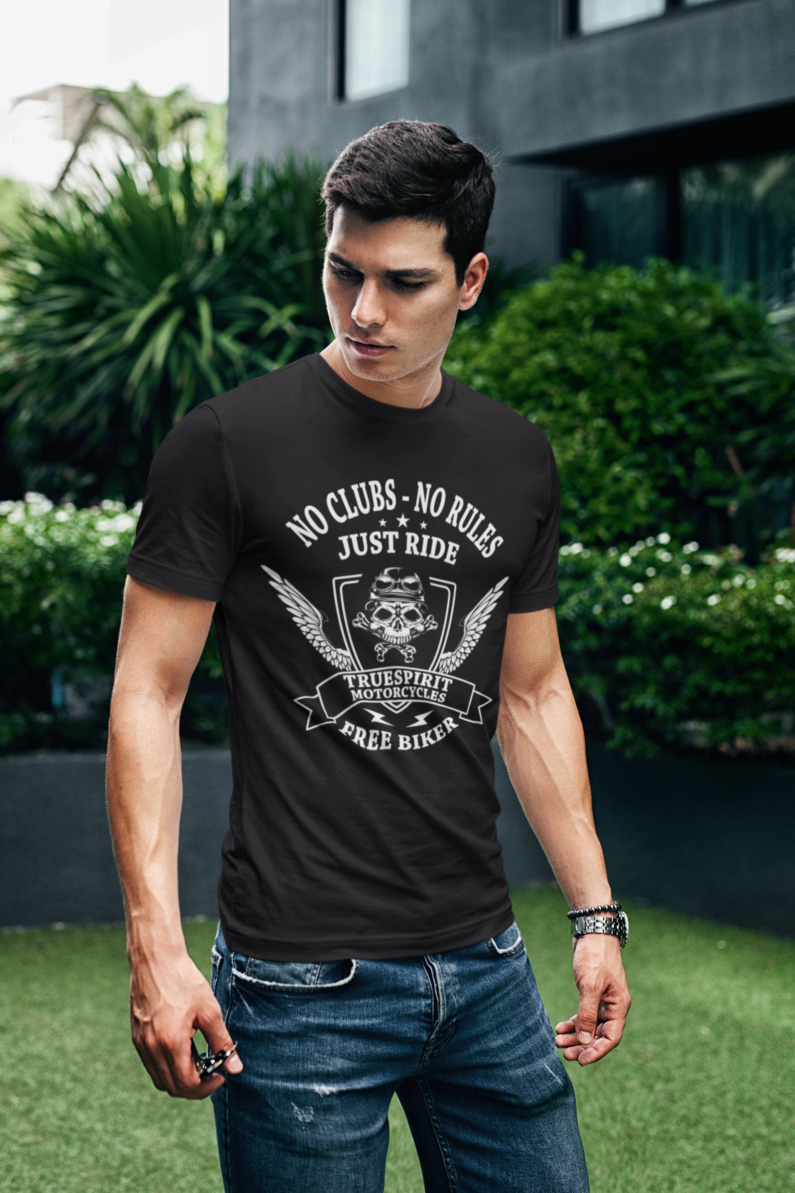 No Rules No Clubs Just Ride Motorcycle Shirt, No Clubs No Limits, True ...