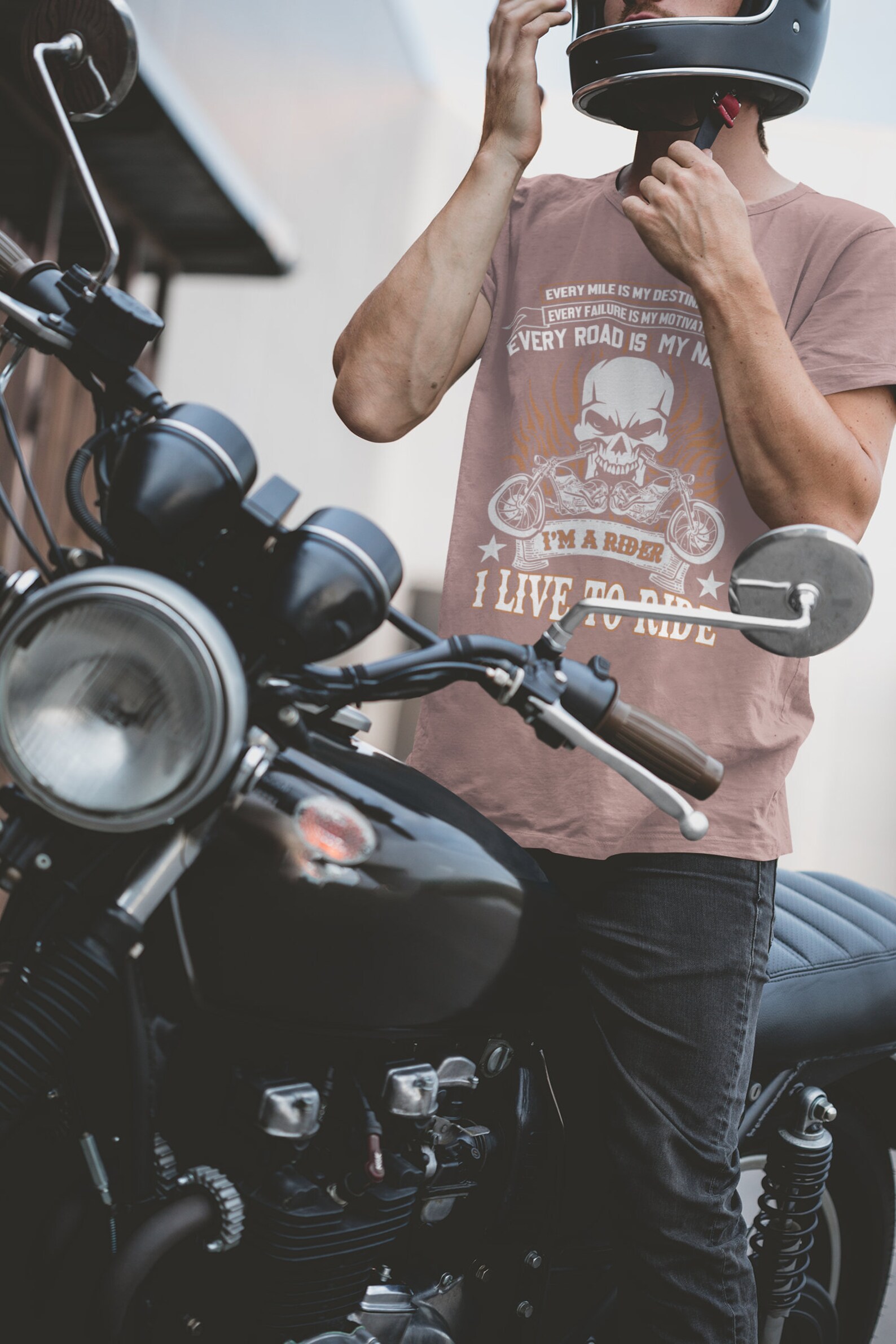 I Live to Ride Motorcycle T-shirt, Highway Rider, I'm a Rider, Live ...