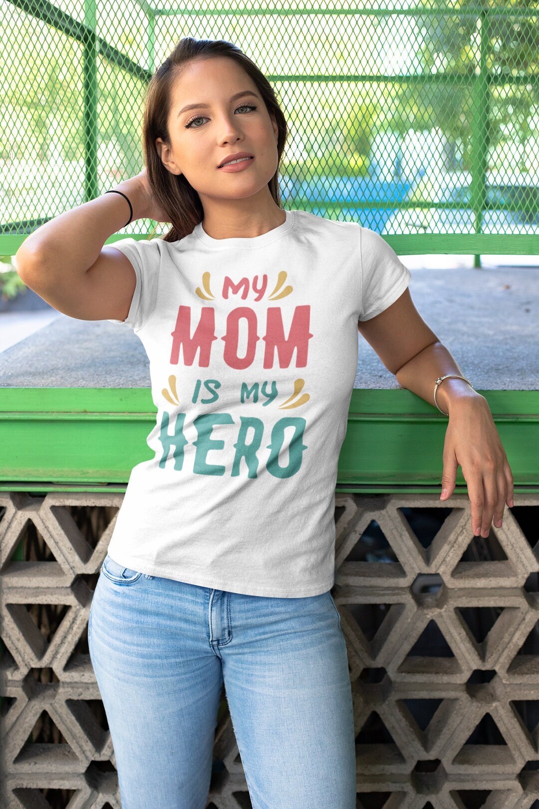 My Mom is My Hero Tee, Heartwarming Mother's Day Tee, Heartfelt T-shirt ...