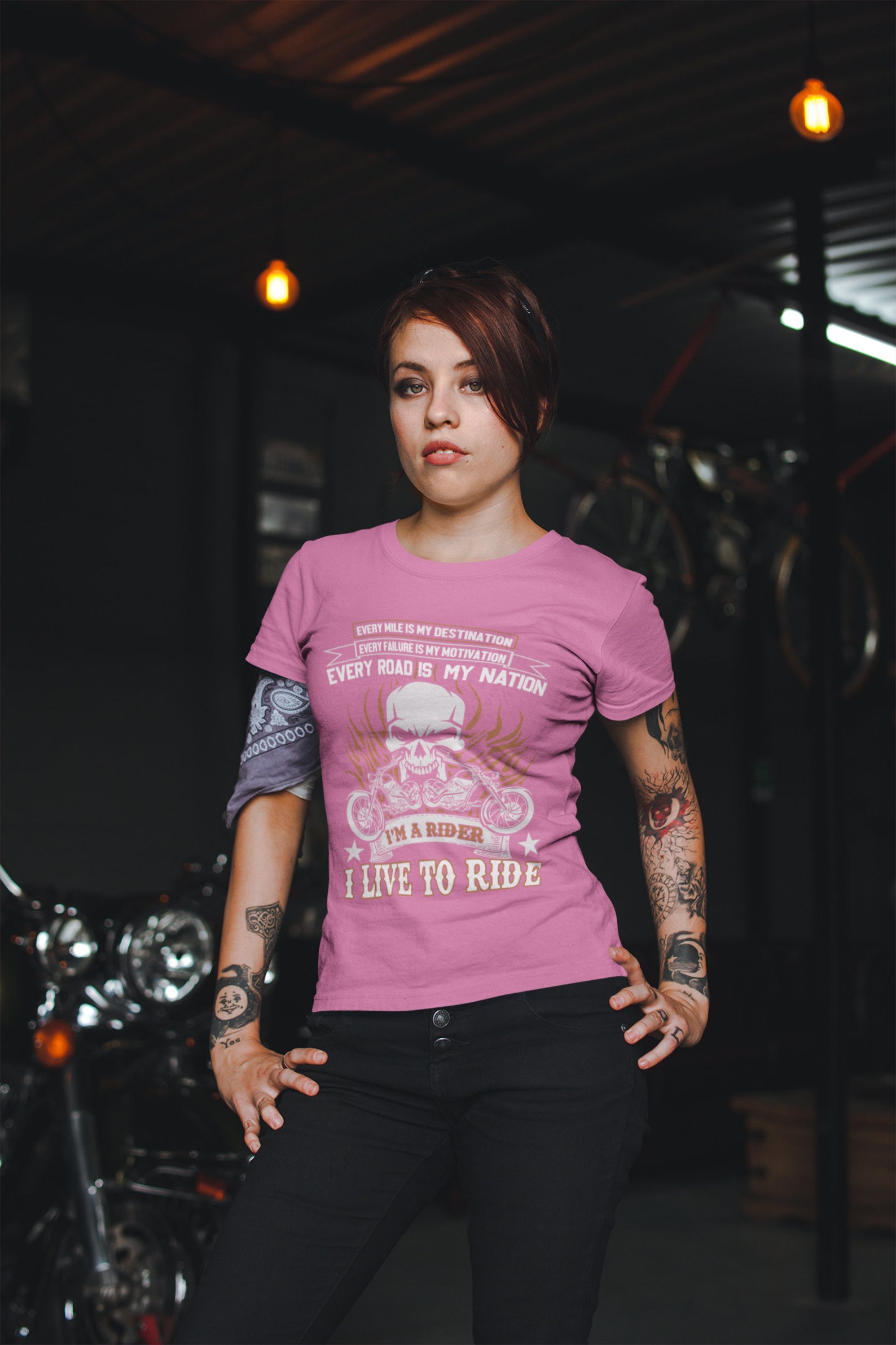 I Live to Ride Motorcycle T-shirt, Highway Rider, I'm a Rider, Live ...