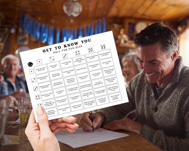 Ice Breaker Dice Game, Get to Know You, Fun Facts, Icebreaker Games ...