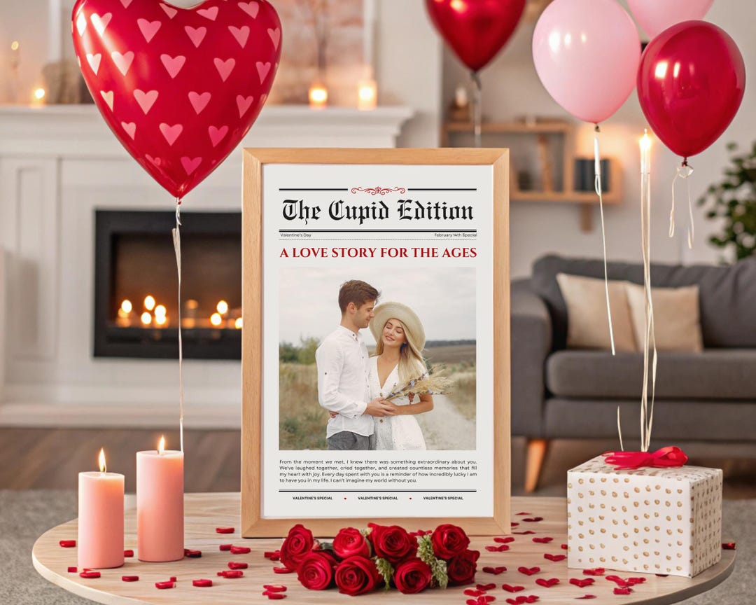 Couple Newspaper, Anniversary Newspaper, Couple Magazine, Couple ...