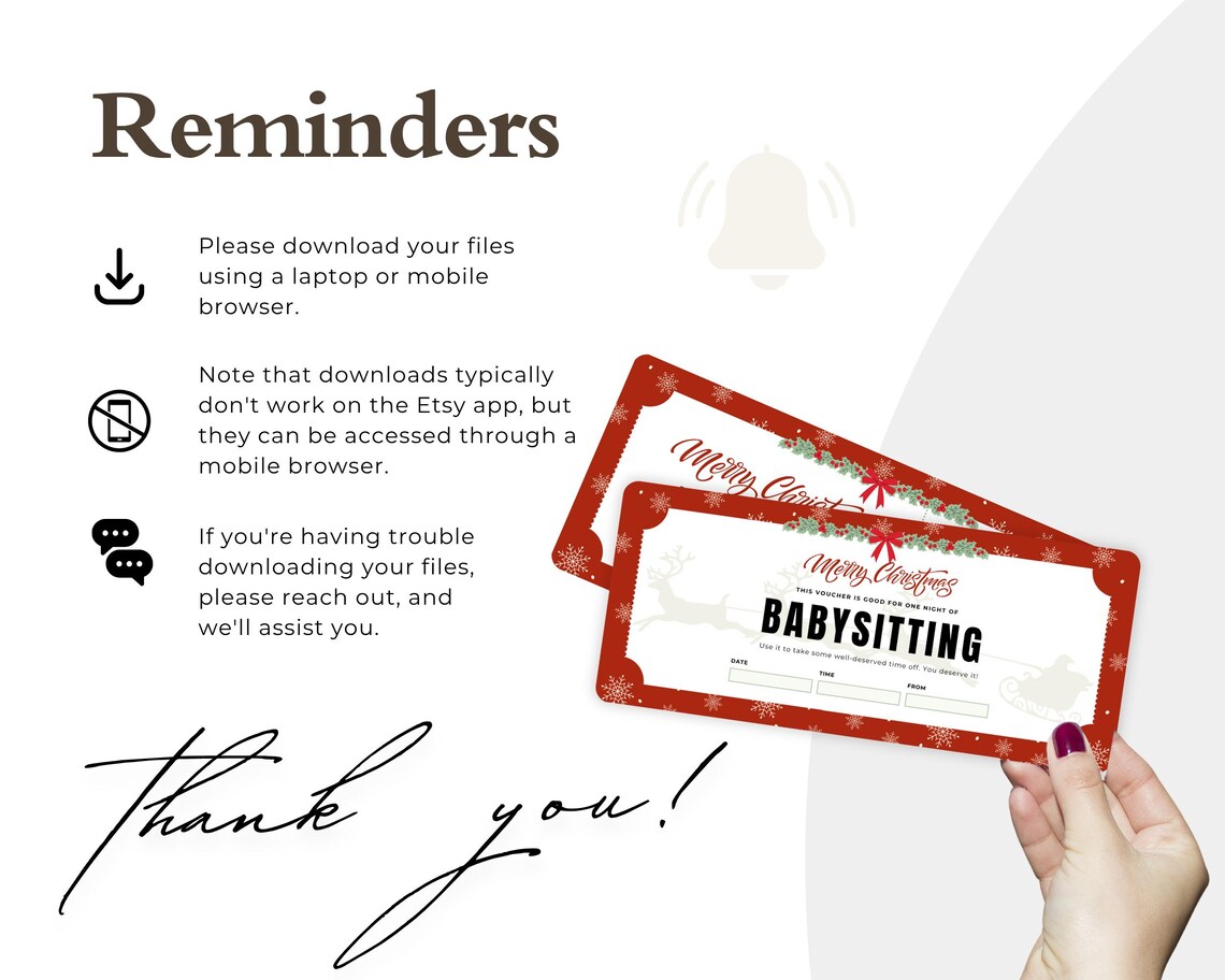 Printable Babysitting Gift Voucher Template, Editable Babysitting ...