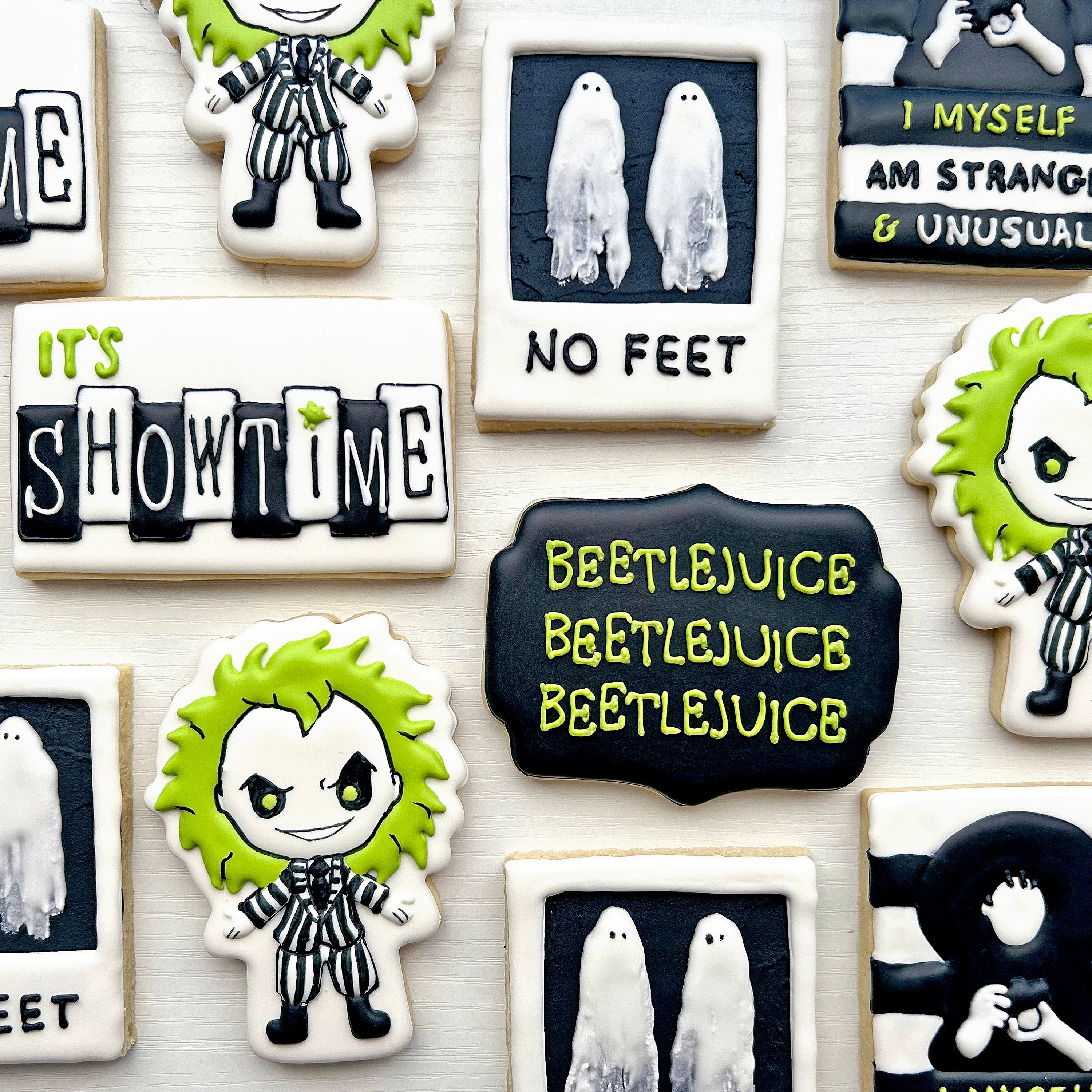Beetlejuice Cookies Decorated Sugar Cookies Inspired by the 1988 Film ...