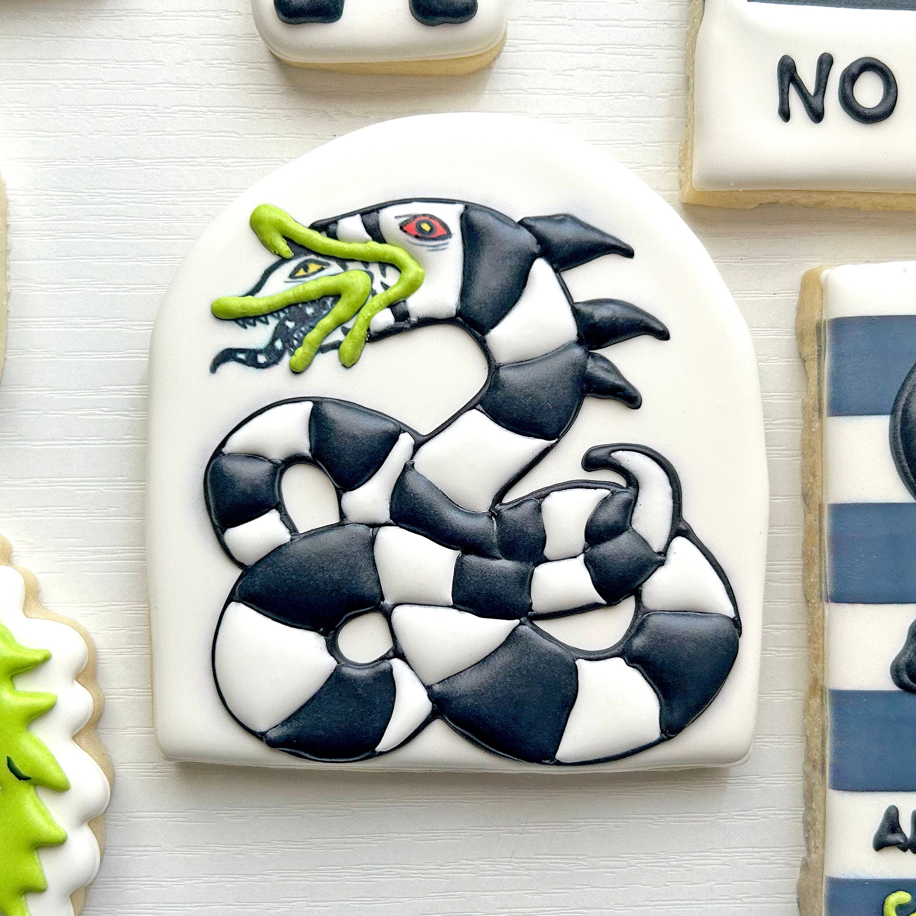 Beetlejuice Cookies Decorated Sugar Cookies Inspired by the 1988 Film ...