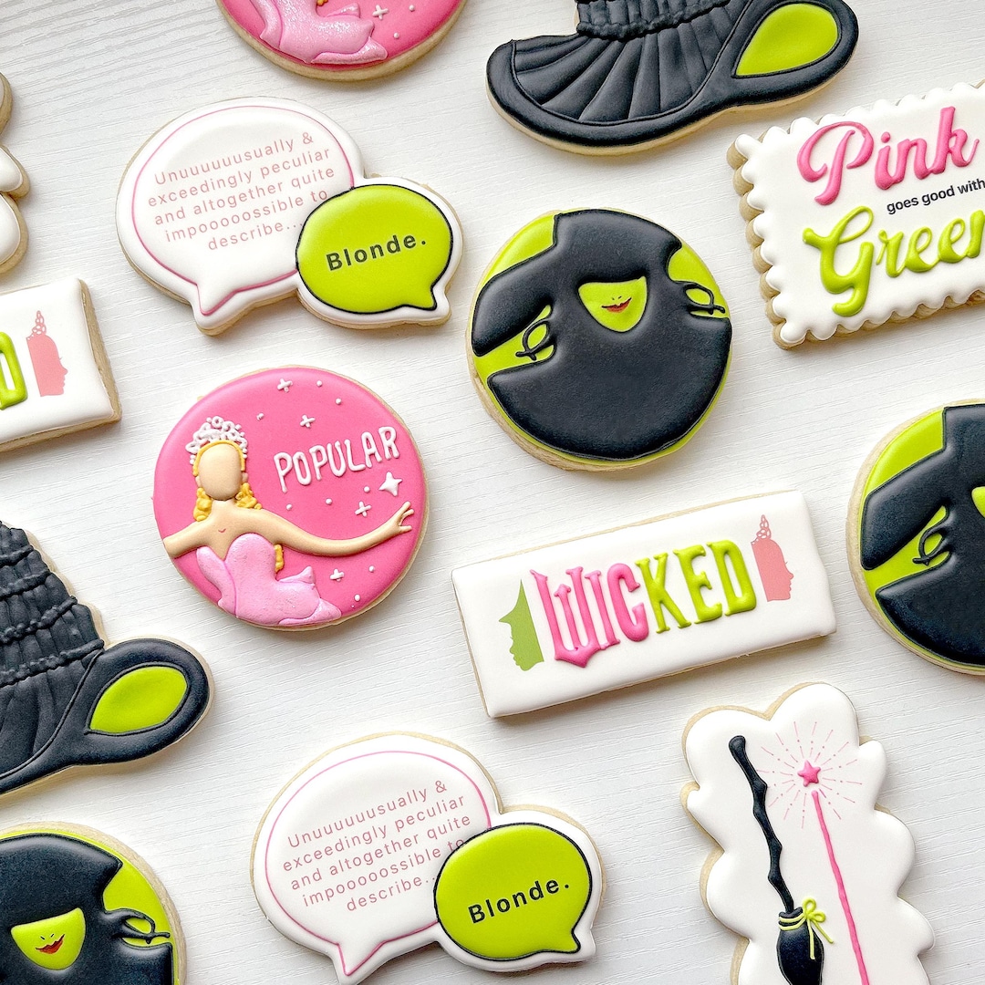 Wicked | Green & Pink Witch | Birthday Option Available | Decorated ...