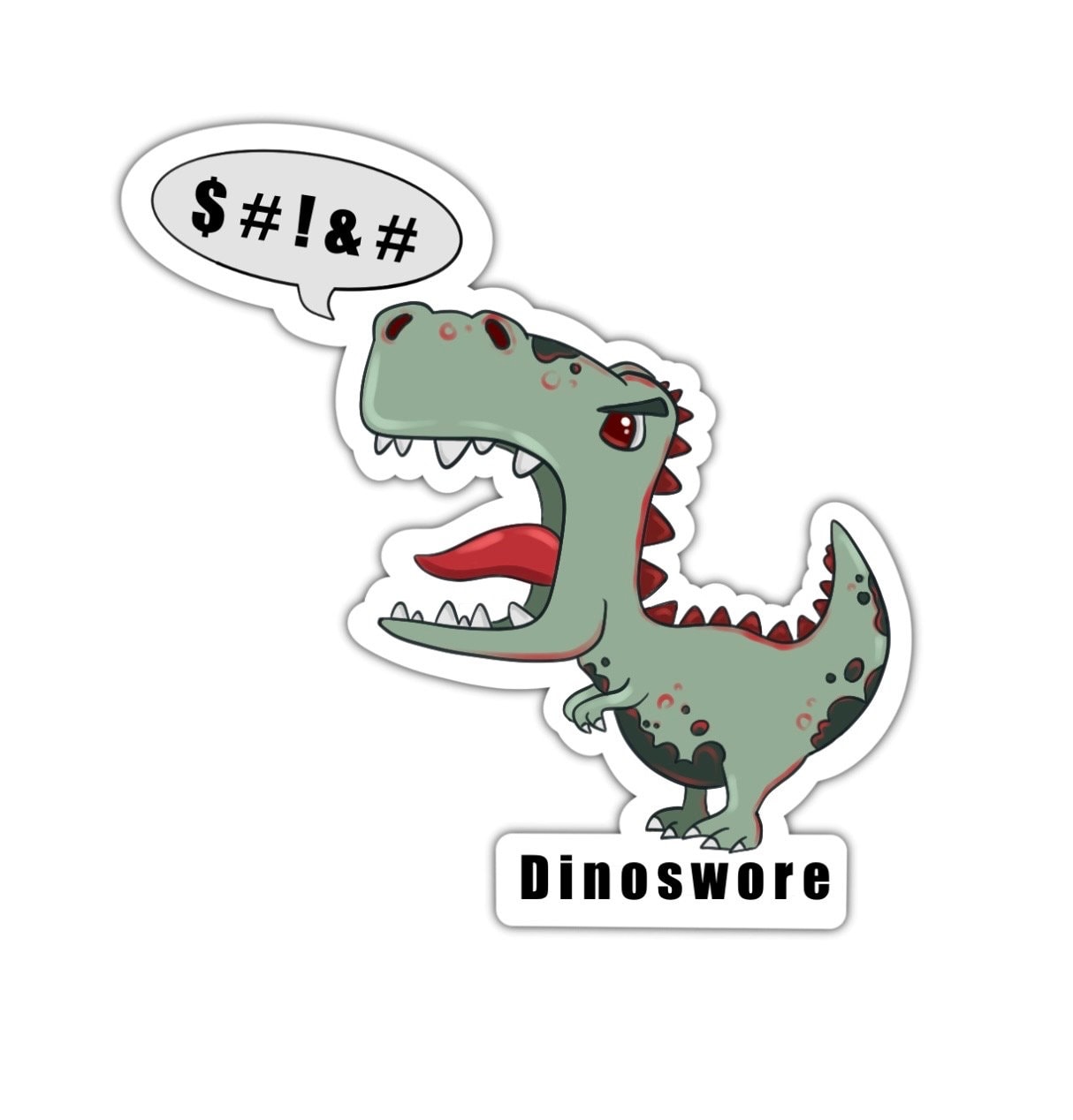 Dinosaur Sticker Pack, Cute Dino Puns, Kids Stickers, Vinyl Sticker ...