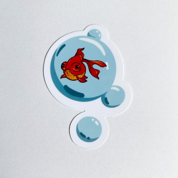 Fish Bubble Decal - Etsy