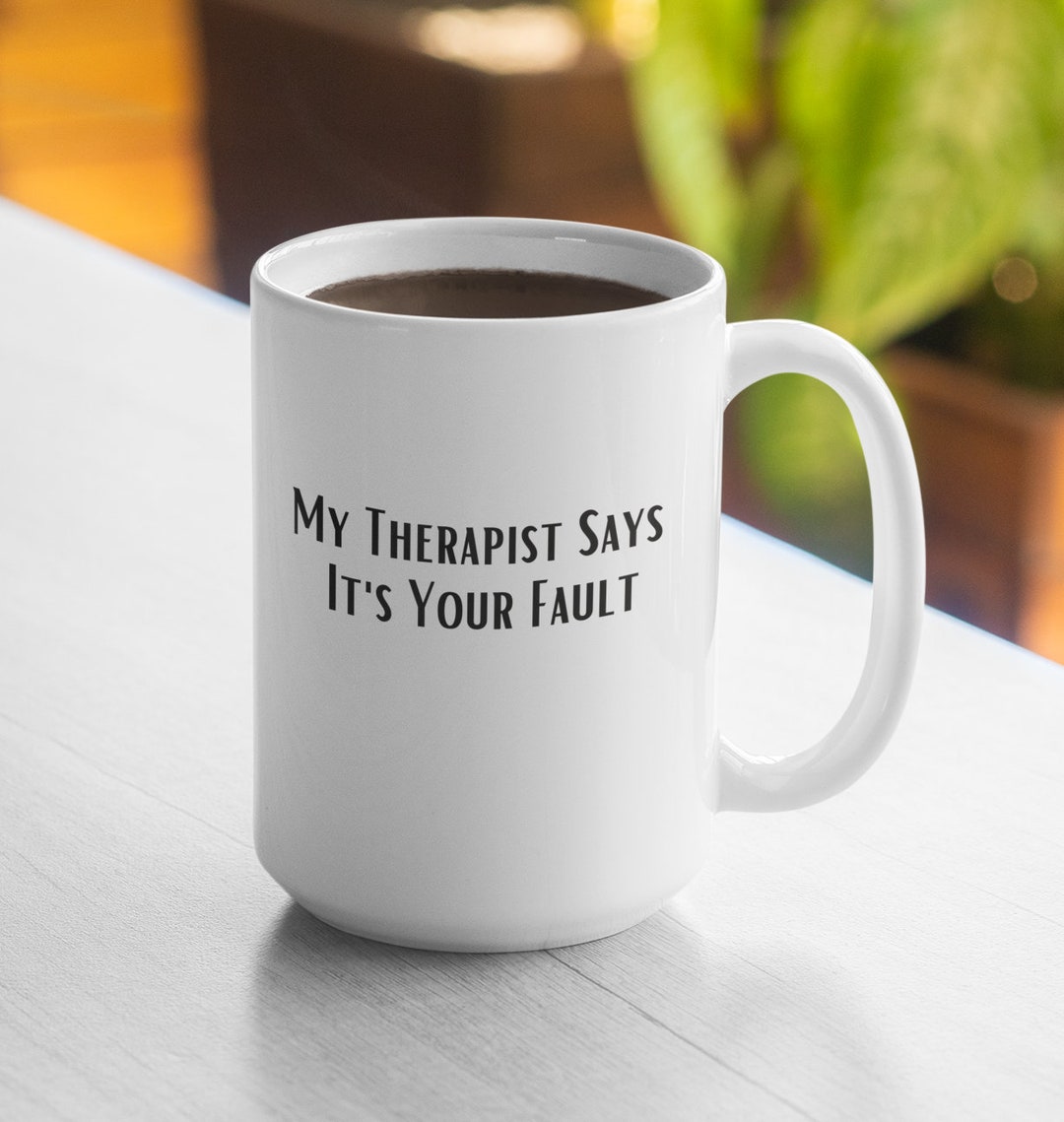 Therapy, Mental Health, Mental Health Mug, Funny Therapist Mug, Funny ...