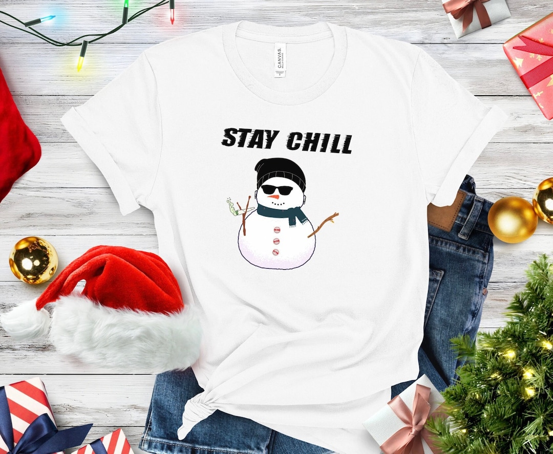 Frosty the Snowman, Cannabis Christmas, Weed Christmas, Holiday 420 Tee ...
