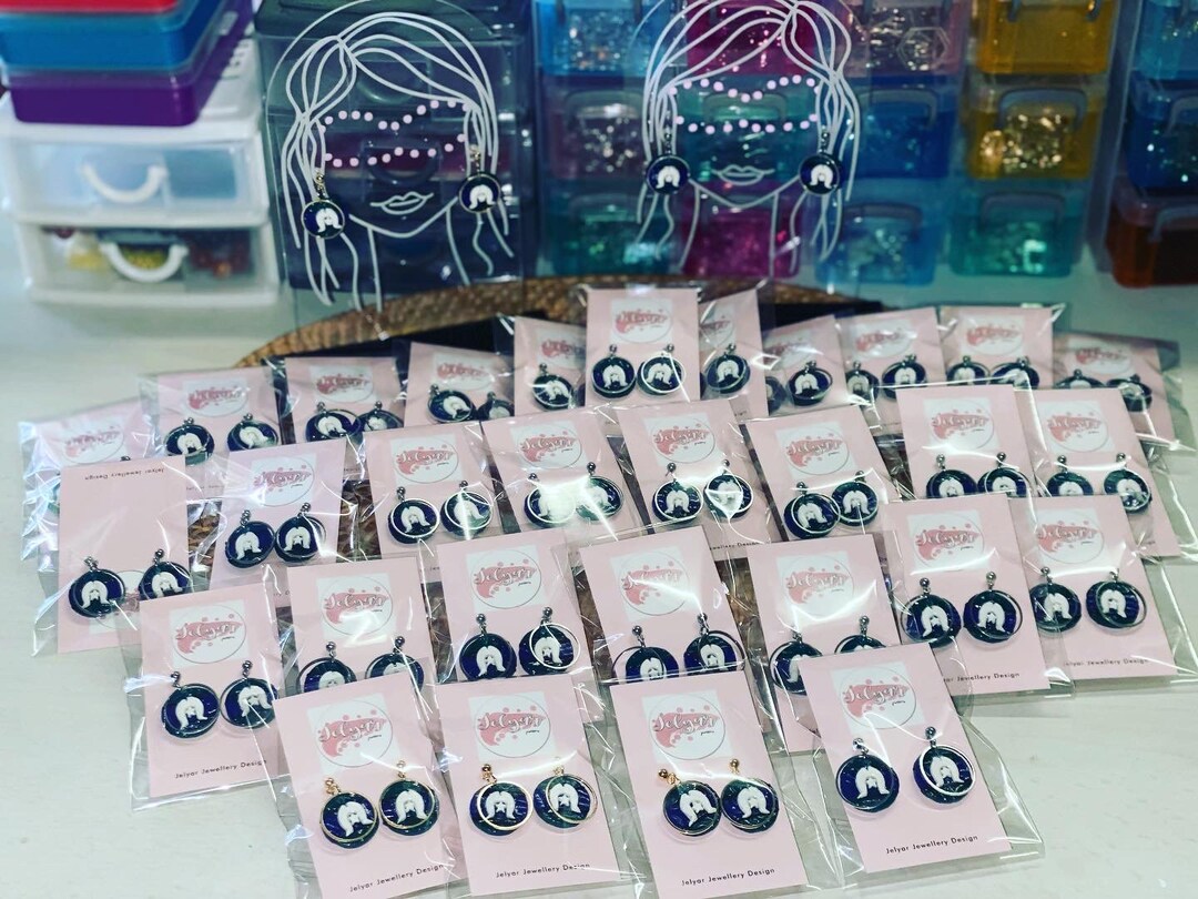 Torres Strait Islander Mini Flag Earrings - Etsy