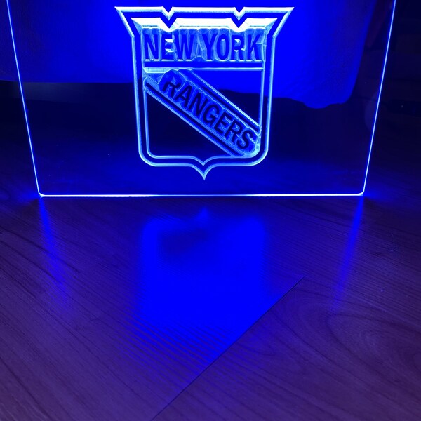 New York Rangers Neon Sign - Etsy
