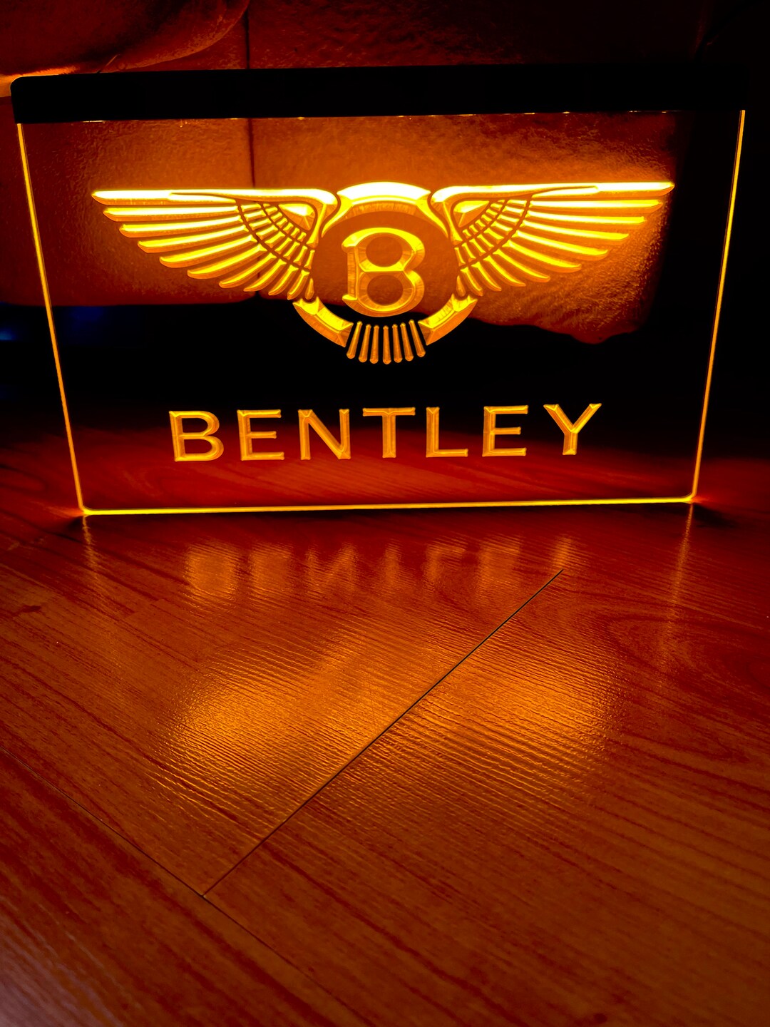 Bentley LED Neon Orange Light Sign 8x12 - Etsy