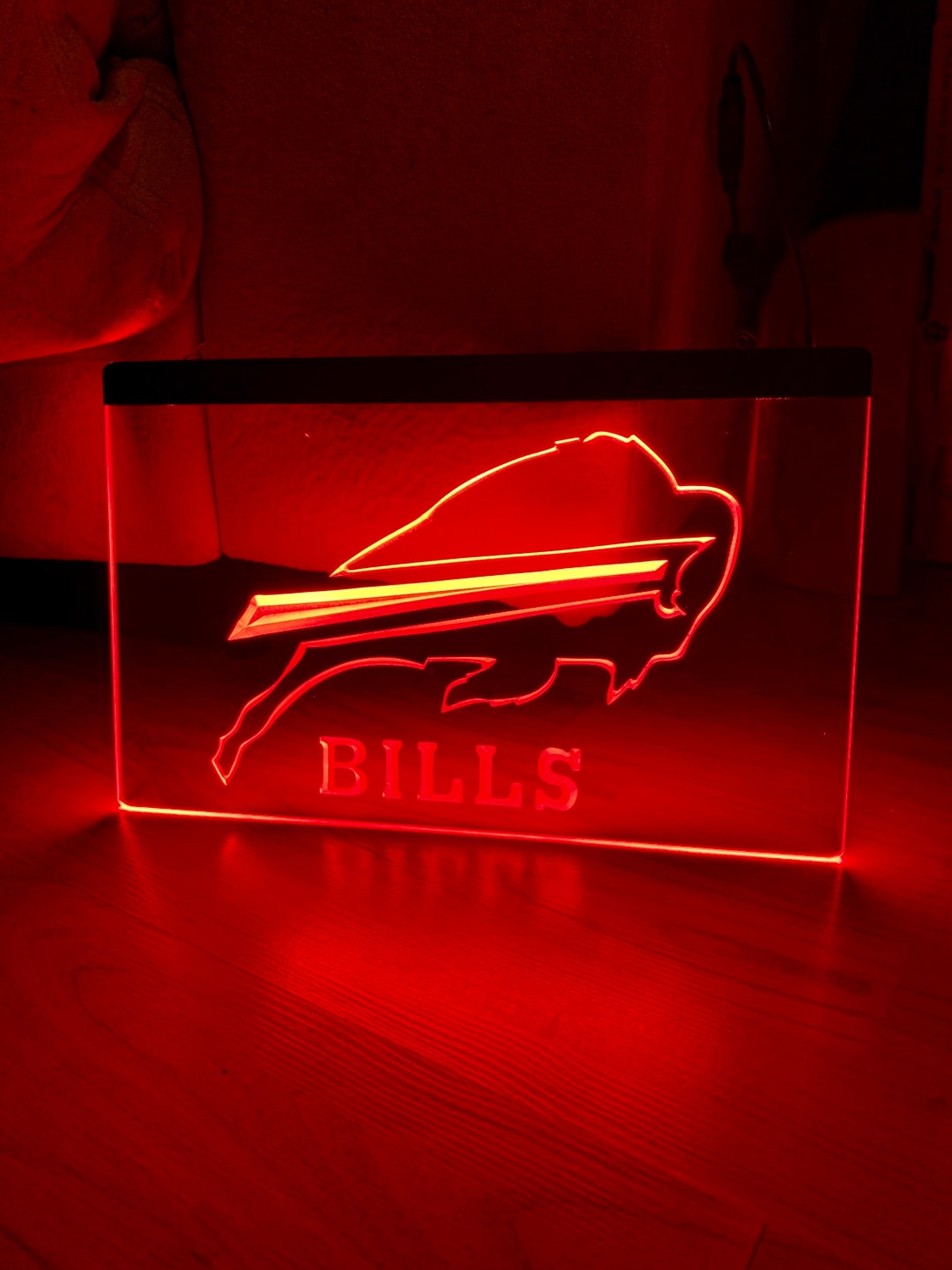 Buffalo Bills LED Neon Red Light Sign 8x12 - Etsy