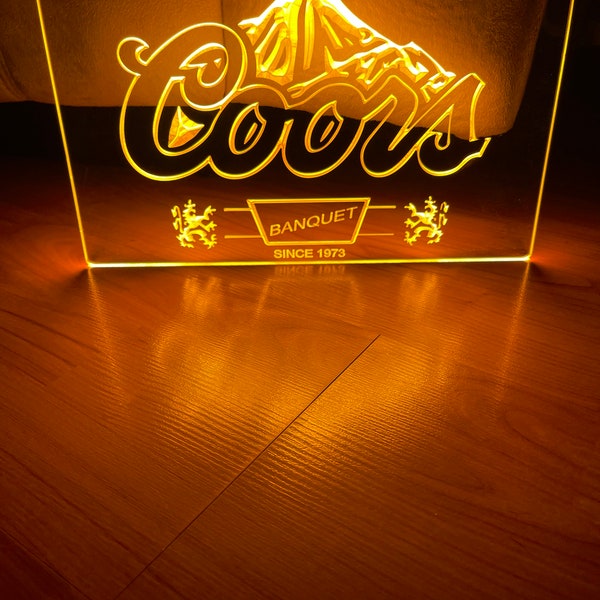 Coors Banquet Neon Sign - Etsy UK