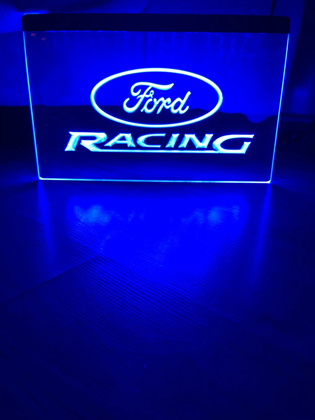 Ford Racing LED Neon Blue Light Sign 8x12 - Etsy
