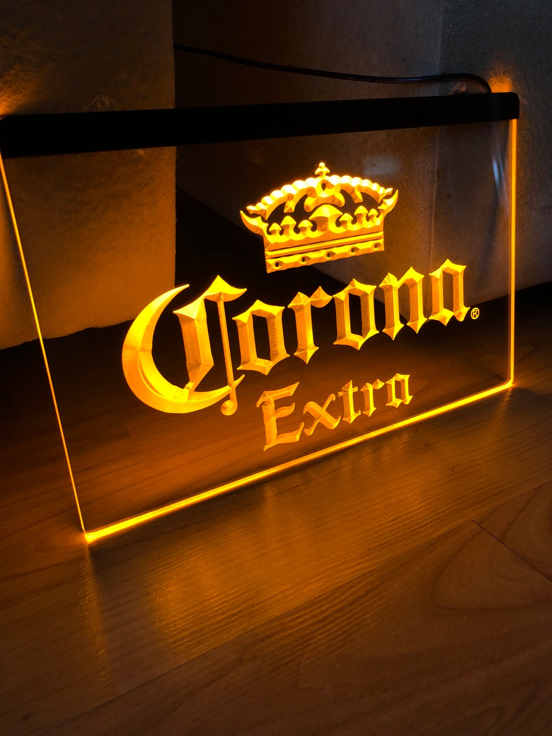 Corona LED Neon Gold Light Sign 8x12 - Etsy