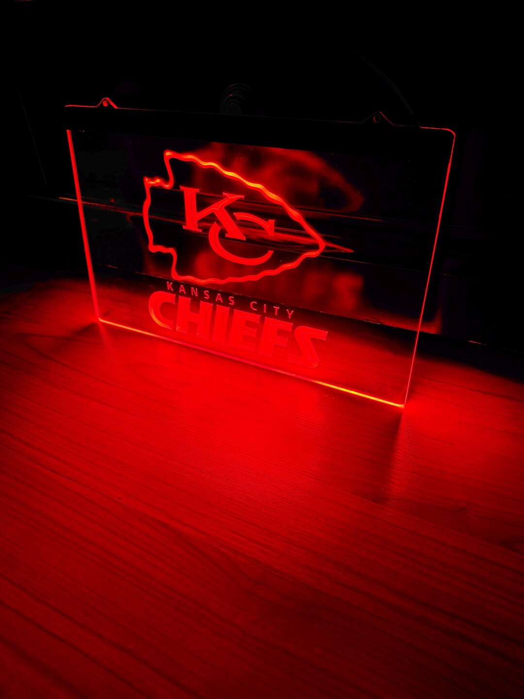 Kansas City Chiefs LED Neon Red Light Sign 8x12 - Etsy
