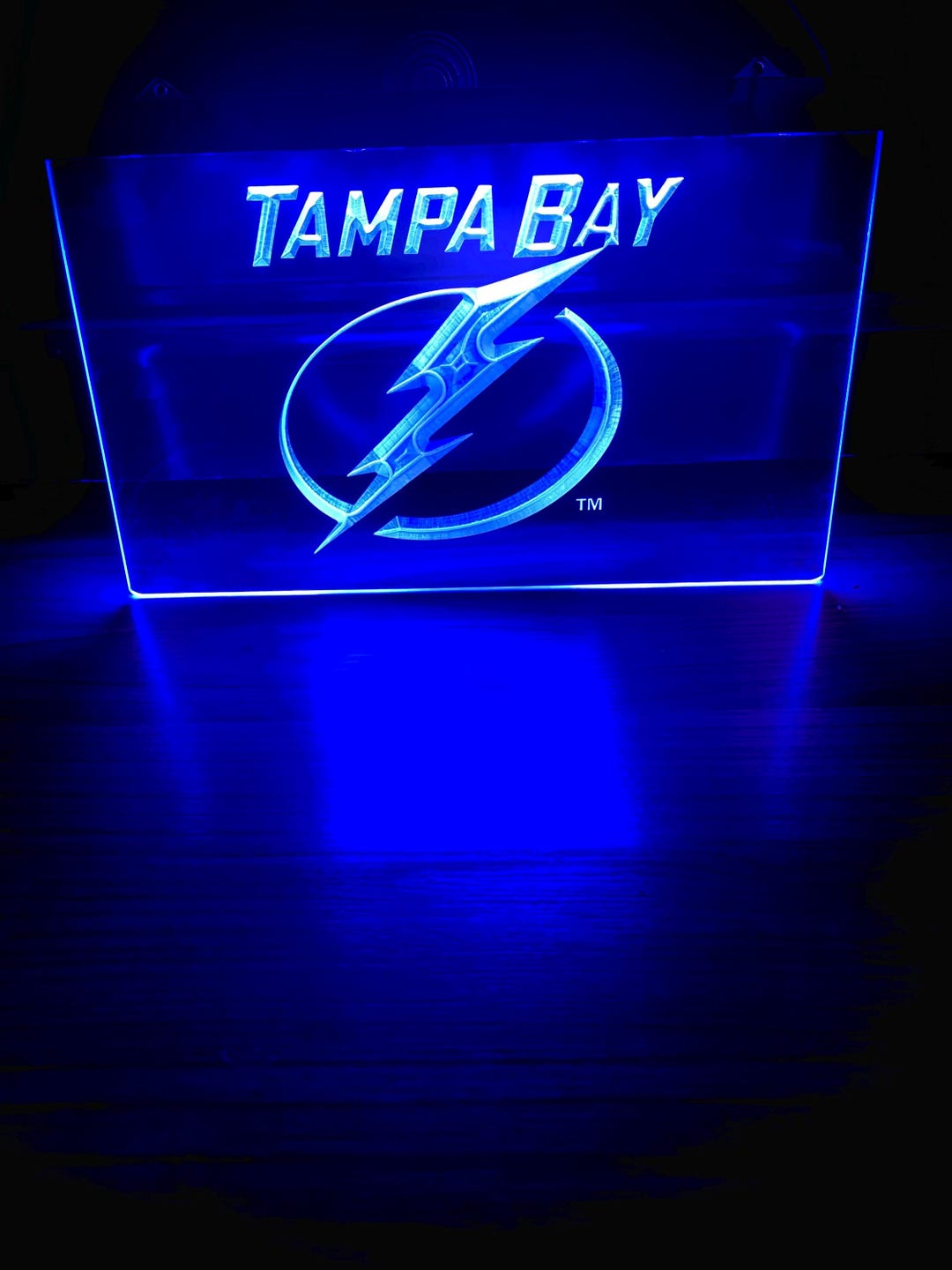 Tampa Bay Lightning LED Neon Blue Light Sign 8x12 - Etsy