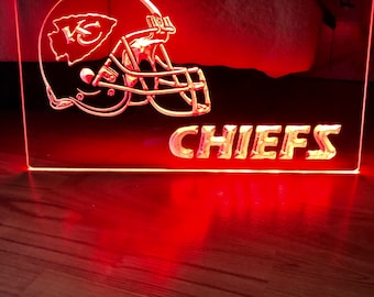 Kansas City Chiefs Patrick Mahomes 7 Color LED Lamp Night Light ...