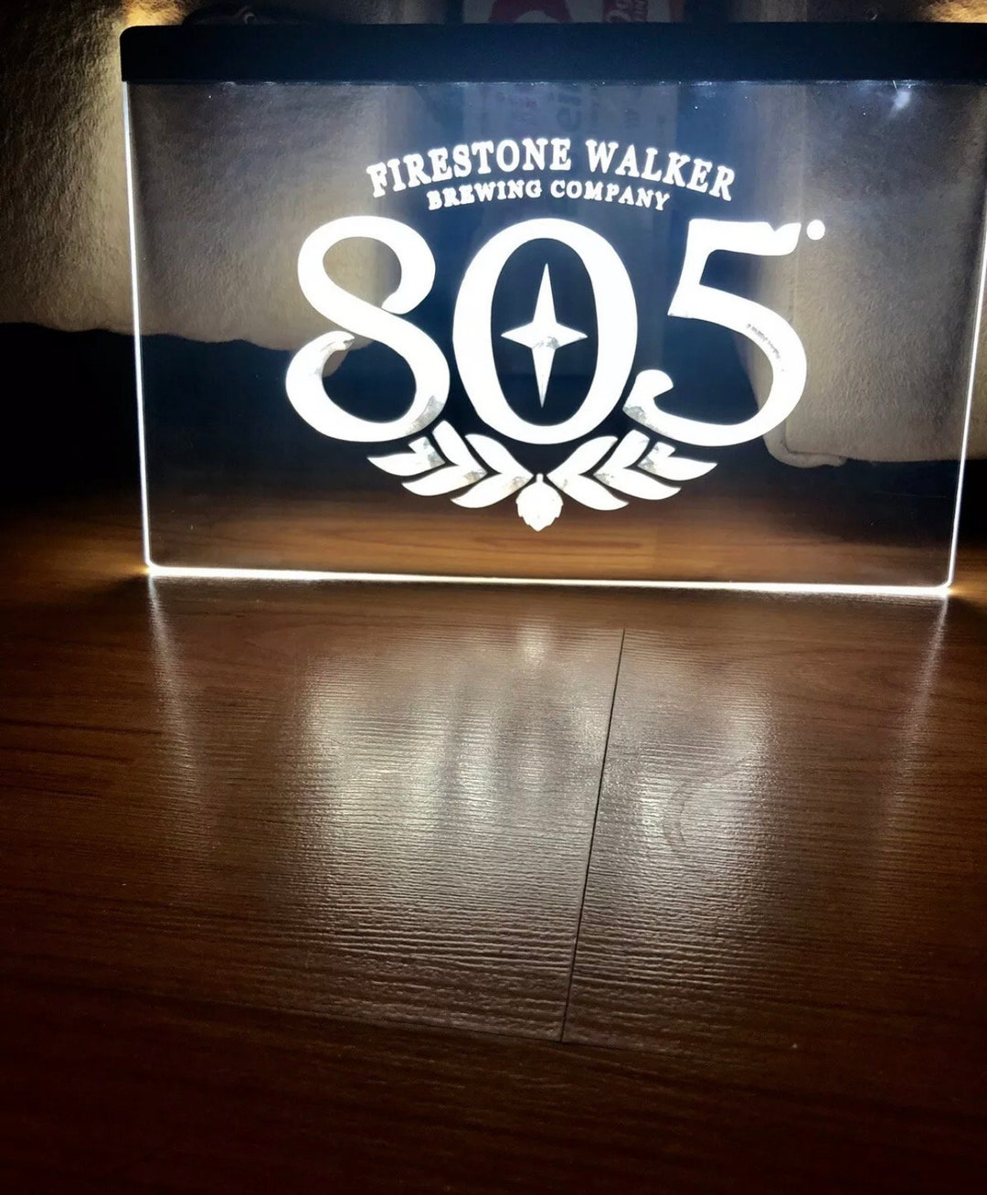 805 LED Neon White Light Sign 8x12 - Etsy