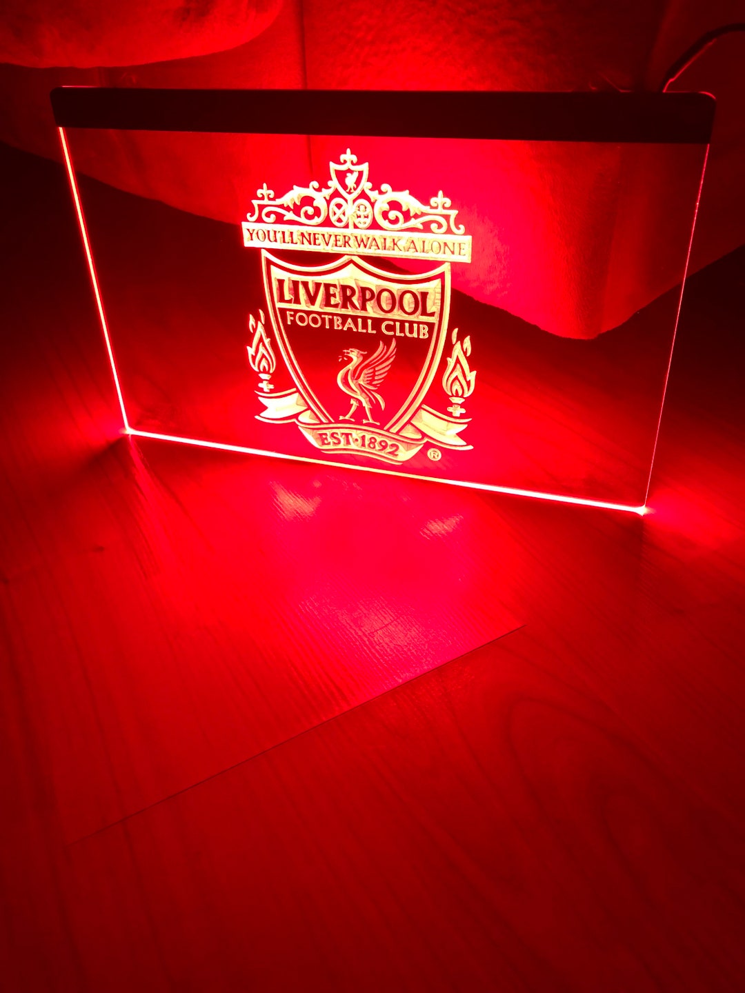 Liverpool Football Club LED Neon Red Light Sign 8x12 - Etsy