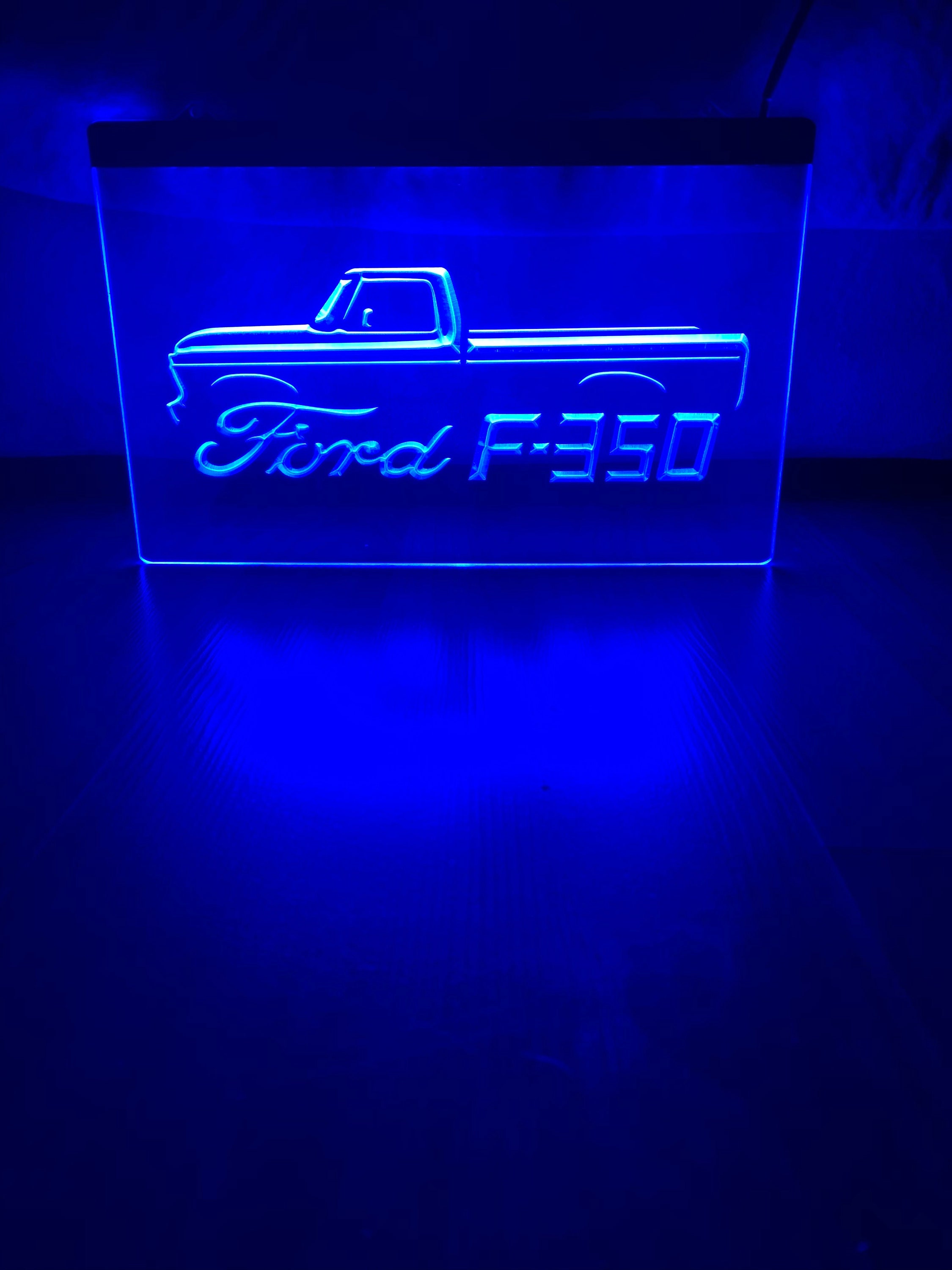Ford F350 Truck LED Neon Blue Light Sign 8x12 - Etsy