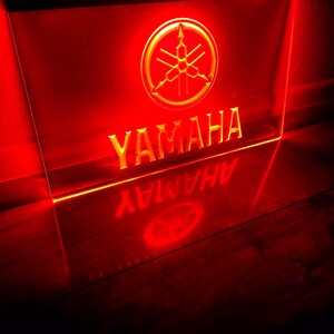 Yamaha LED Neon Red Light Sign 8x12 - Etsy