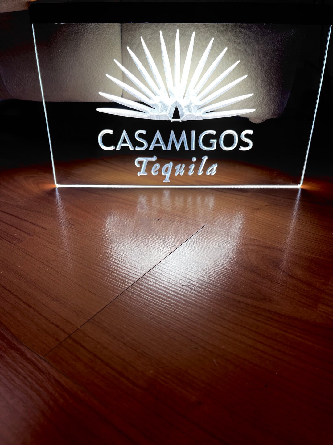 Casamigos LED Neon White Light Sign 8x12 - Etsy