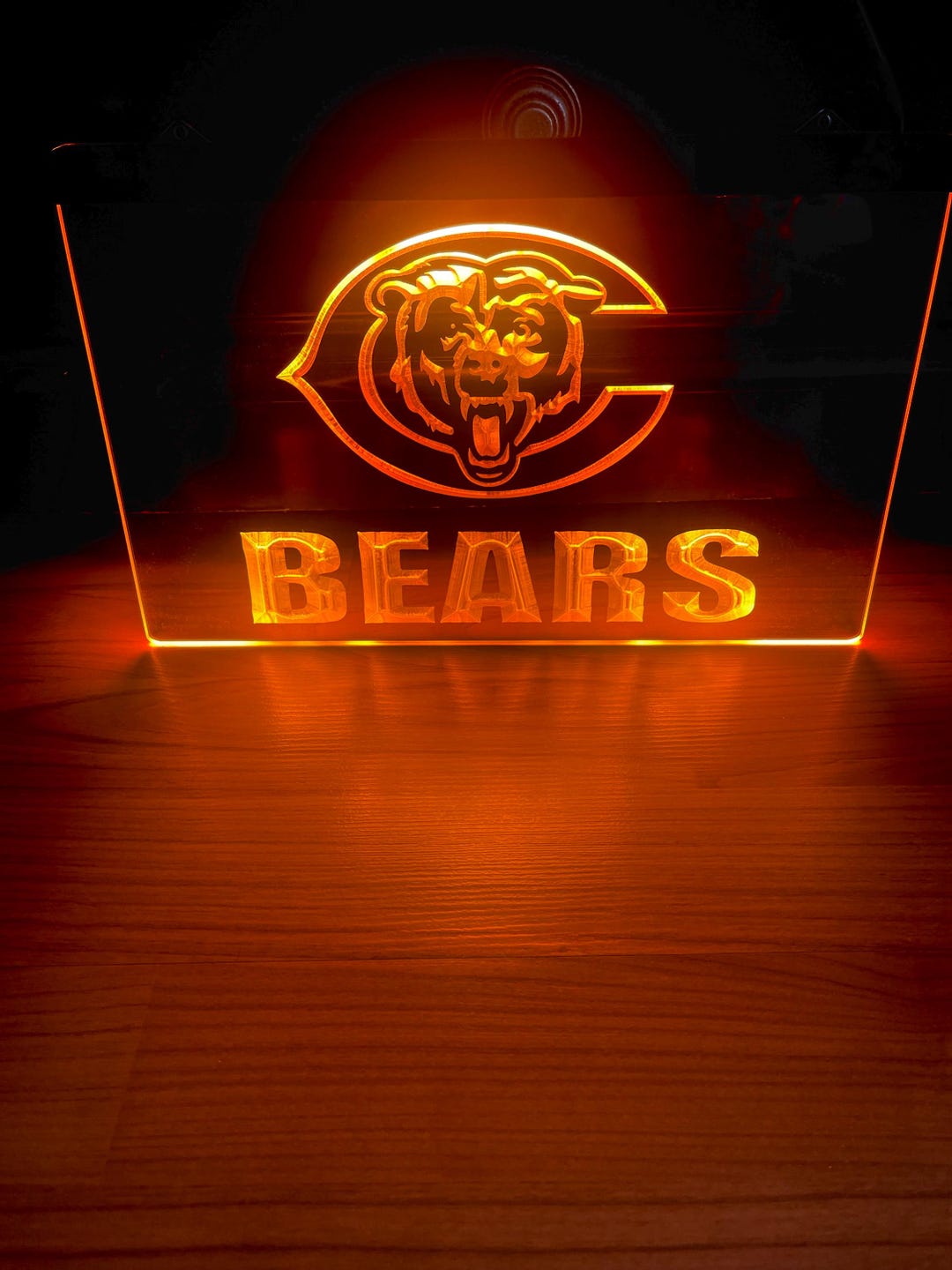 Chicago Bears LED Neon Orange Light Sign 8x12 - Etsy