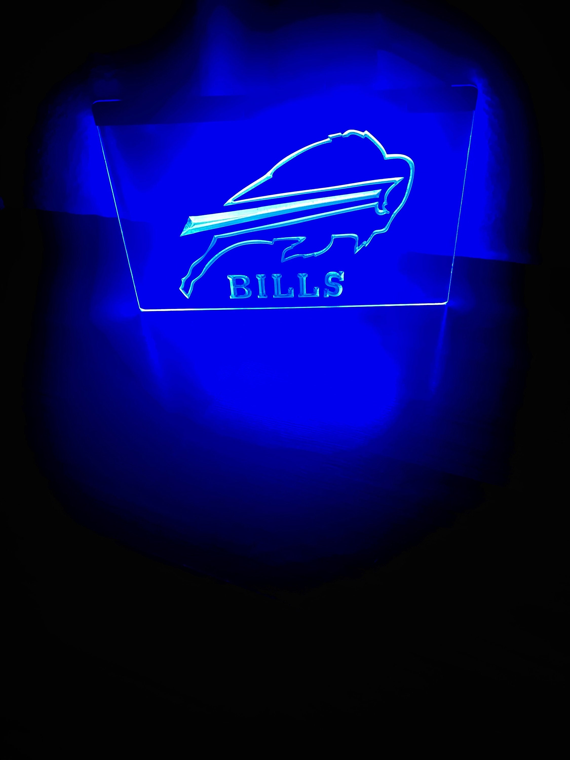 Buffalo Bills LED Neon Blue Light Sign 8x12 - Etsy