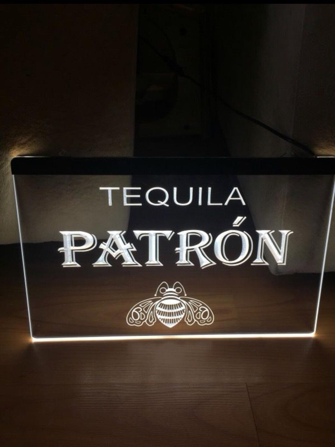 Patron Tequila LED Neon White Light Sign 8x12 - Etsy UK