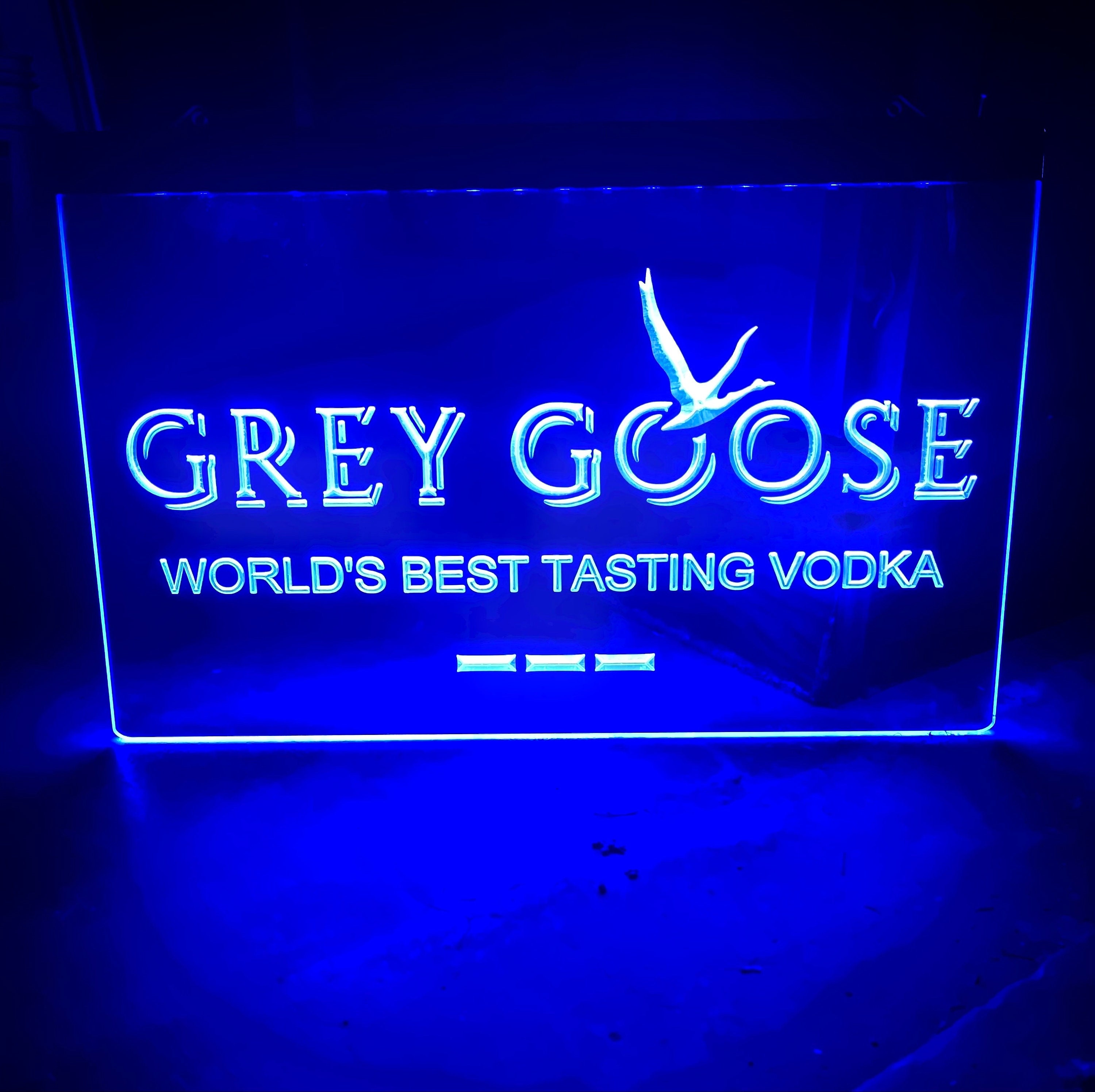 Grey Goose LED Neon Blue Light Sign 8x12 - Etsy