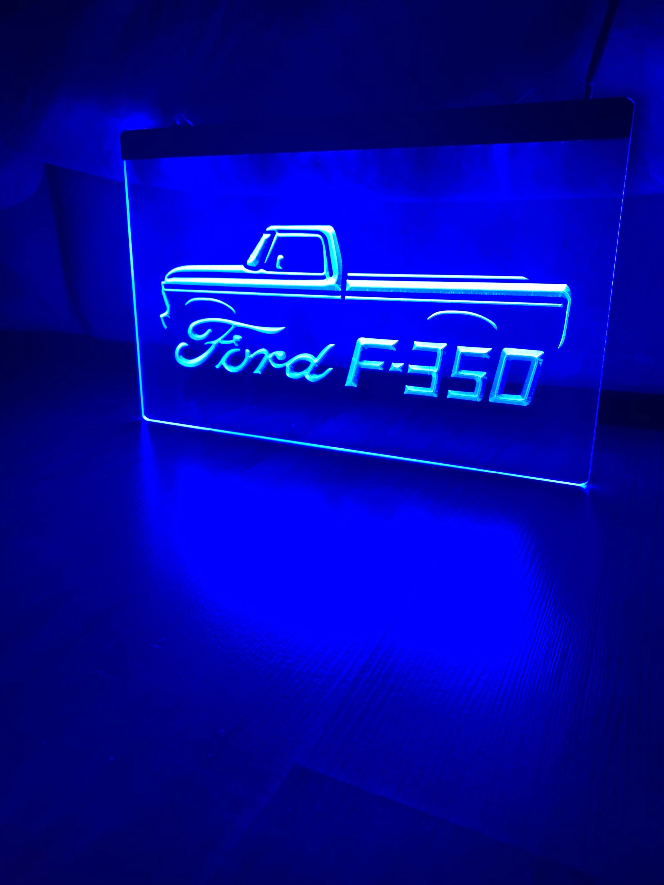 Ford F350 Truck LED Neon Blue Light Sign 8x12 - Etsy