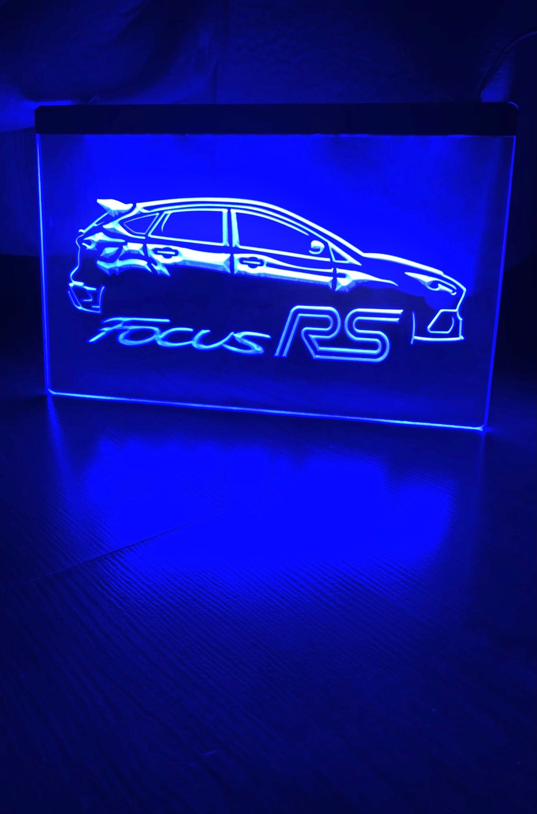 Ford Focus LED Neon Blue Light Sign 8x12 - Etsy
