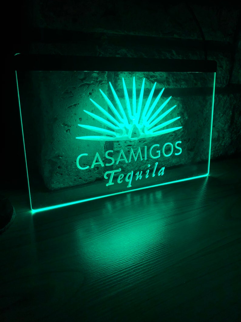Casamigos LED Neon Green Light Sign 8x12 - Etsy