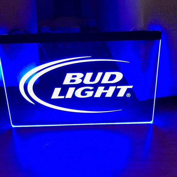 Bud Light Neon Sign - Etsy
