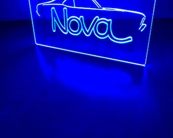 Chevrolet Nova Neon Sign - Etsy