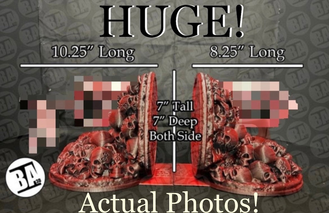 Pile of Viking Skulls and Dagger Bookends - Etsy