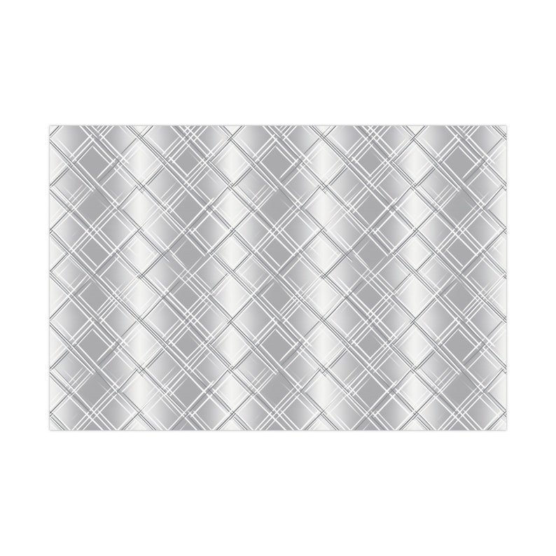 Silver Wrapping Paper Squares, Christmas Wrapping Paper Roll, Holiday ...