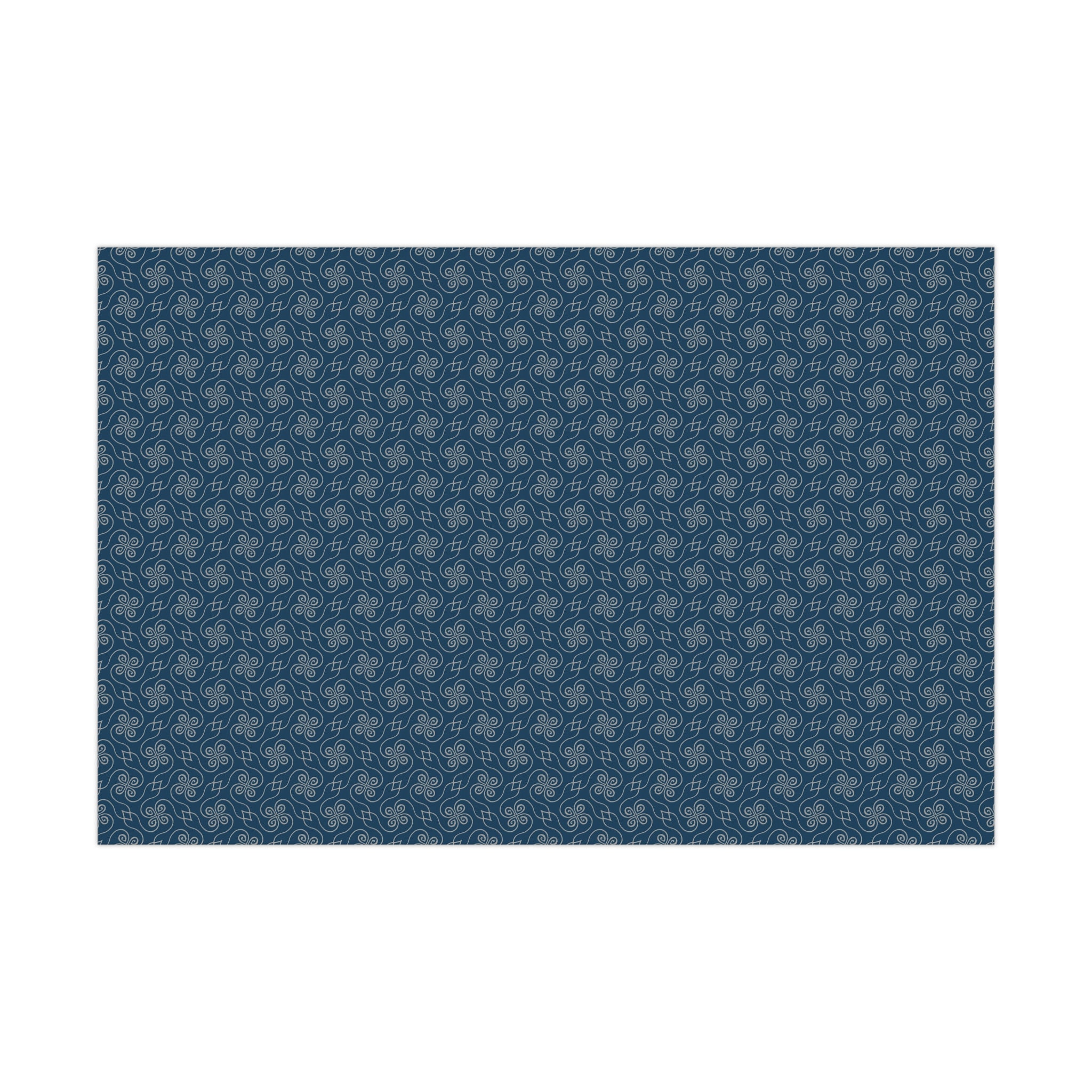 Blue Celtic Pattern Gift Wrap Wrapping Paper Roll Gift Wrap for Men ...