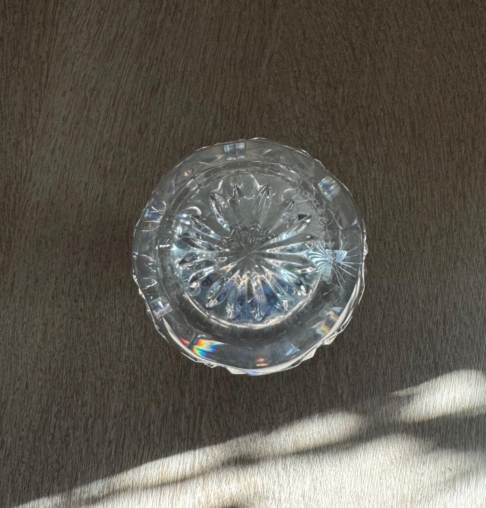 Tiffany & Co. Crystal Vase Sybil Pattern Blown Glass 8 Disconitnued ...